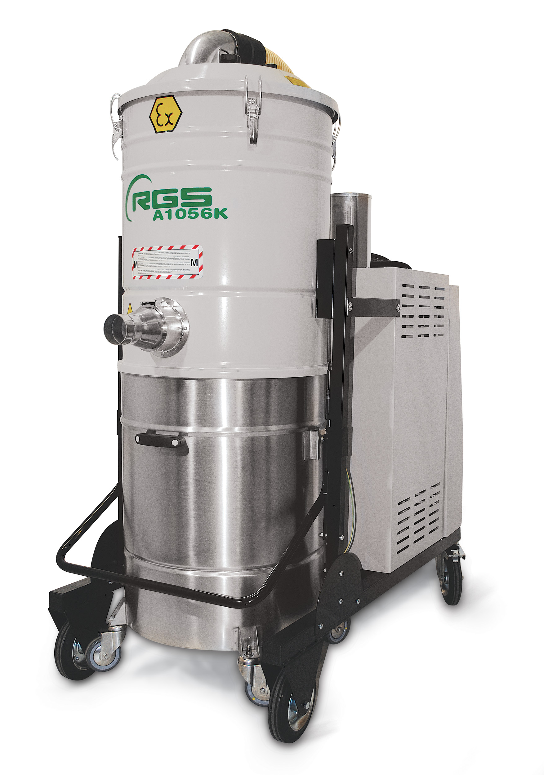 Three phase industrial vacuum cleaners RGS A346 A546 A756 - STAMH LTD