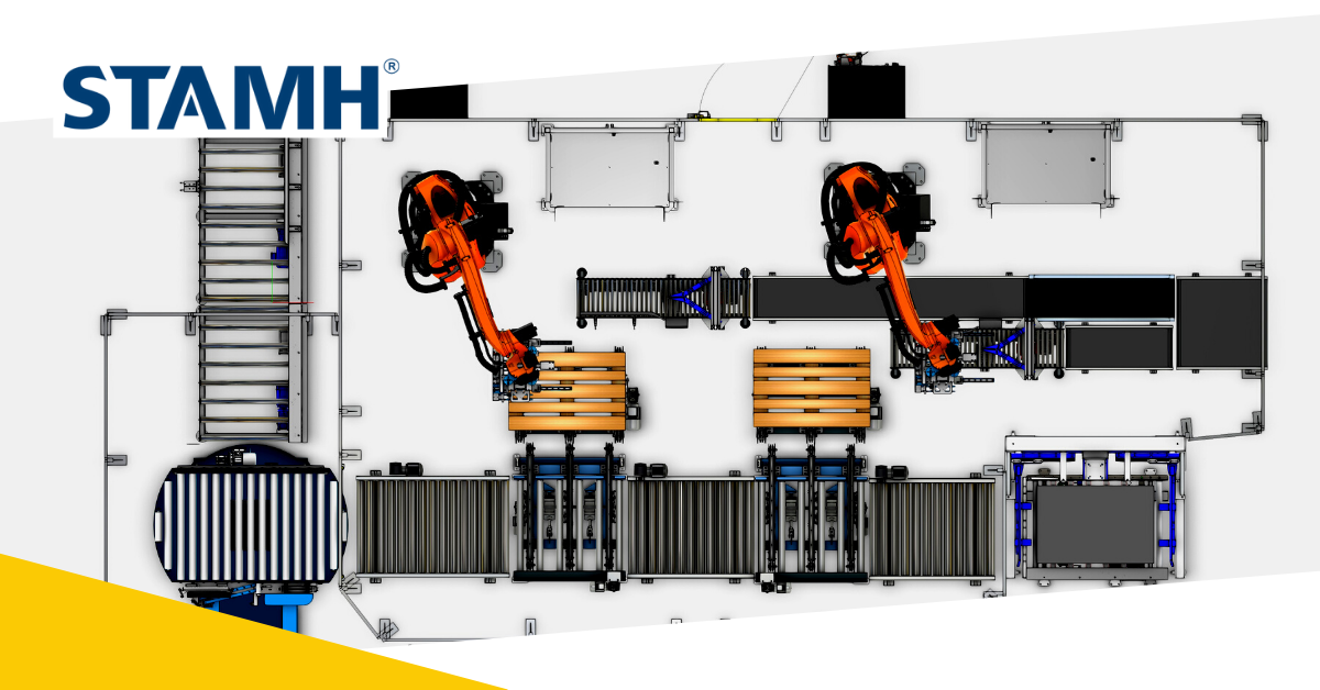 Robotic systems for boxes or stacks palletizing - STAMH LTD