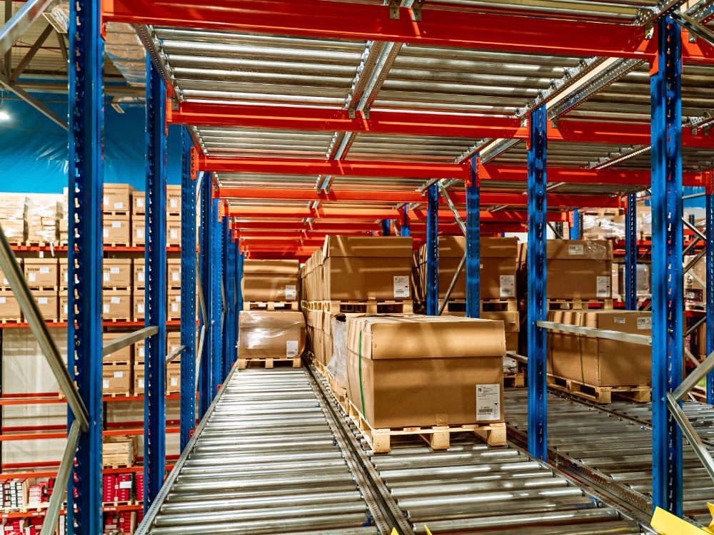 Projects - New Live Storage Racking System for pallets - STAMH LTD