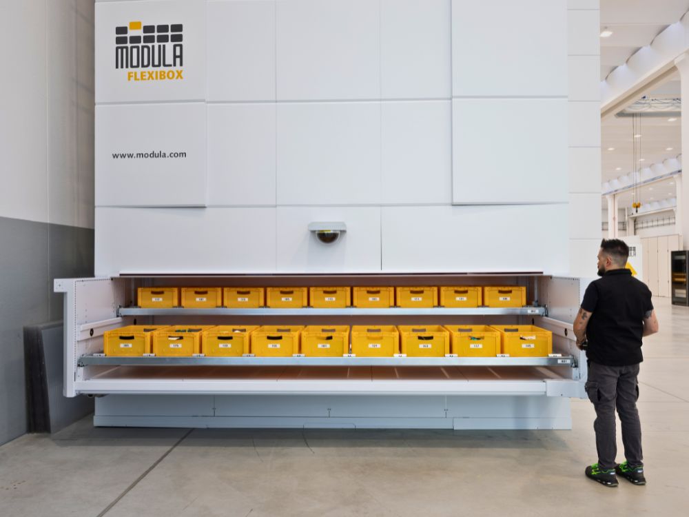 Automated Vertical Lift Machines - FLEXIBOX - STAMH LTD