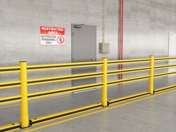 Walking zones and forklifts pathway barriers and protectors - STAMH LTD